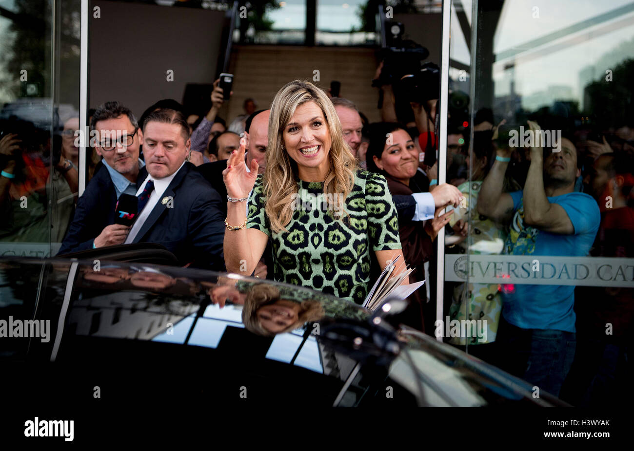 Queen Maxima of The Netherlands with her parents Jorge Zorreguieta and ...