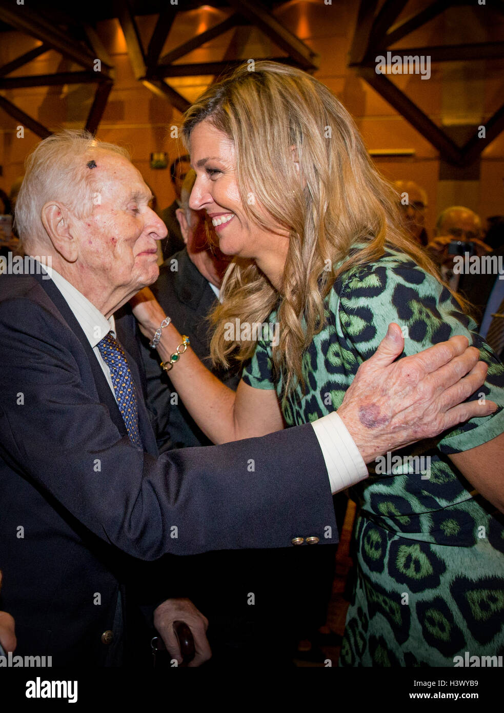Queen Maxima of The Netherlands with her parents Jorge Zorreguieta and ...