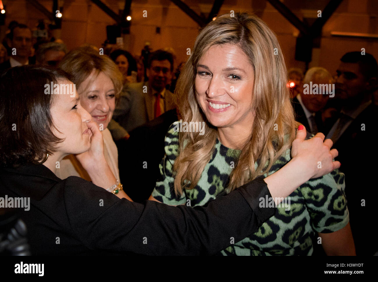 Queen Maxima of The Netherlands with her parents Jorge Zorreguieta and ...