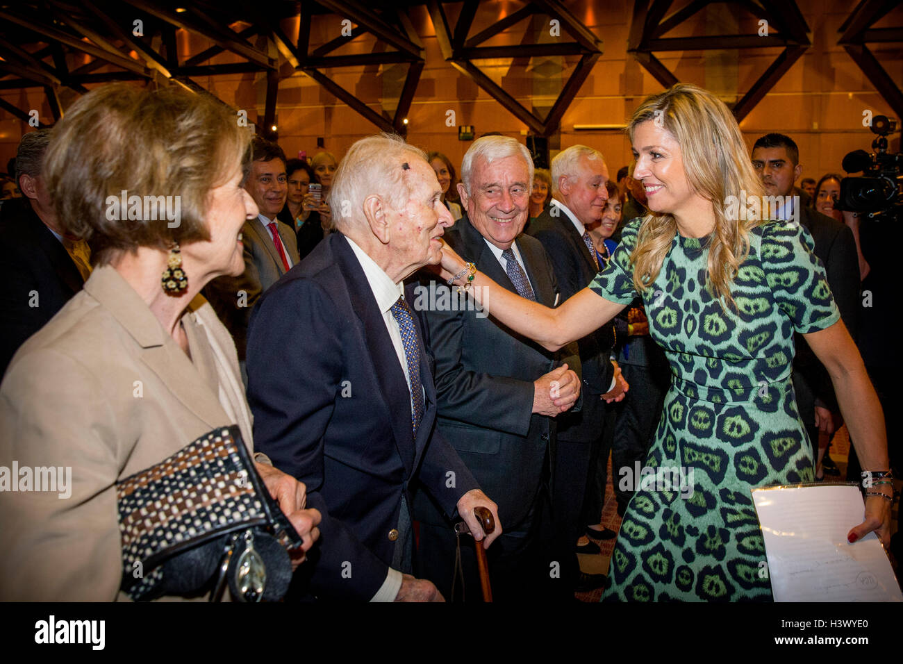 Queen Maxima of The Netherlands with her parents Jorge Zorreguieta and ...