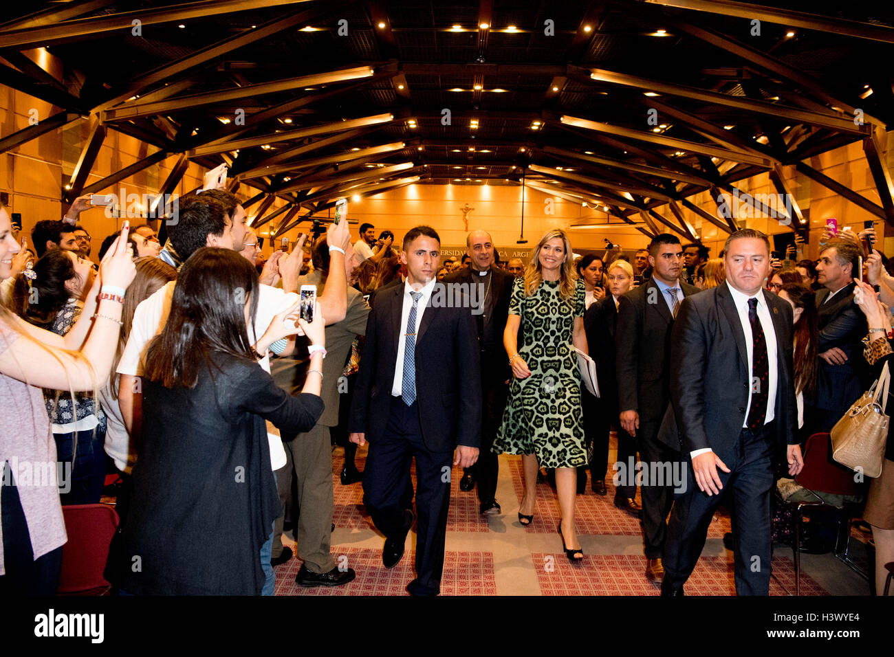 Queen Maxima of The Netherlands with her parents Jorge Zorreguieta and ...
