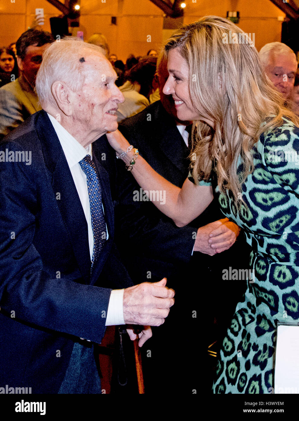 Queen Maxima of The Netherlands with her parents Jorge Zorreguieta and ...