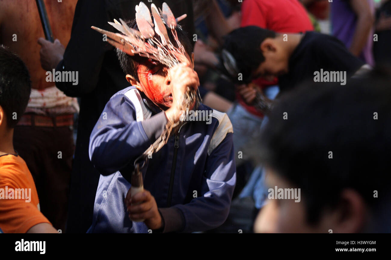 Srinagar, Indian Administered Kashmir. 12th October, 2016.A Kashmiri ...