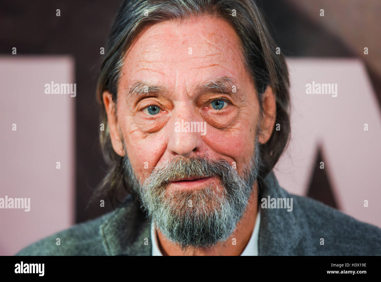Performing artist Ulay looks into the camera at a press conference on ...
