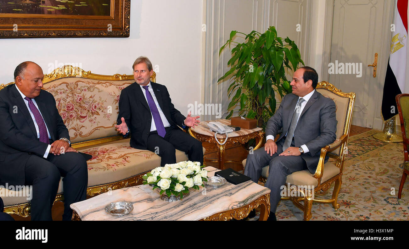 Cairo, Egypt. 12th Oct, 2016. Egyptian President Abdel Fattah al-Sisi ...