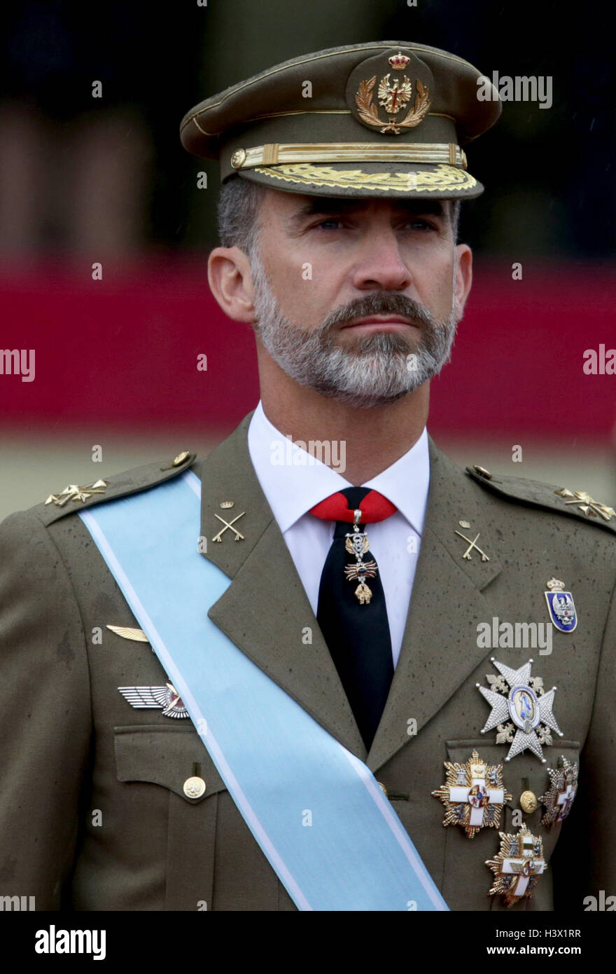Madrid, Spain. 12th October, 2016. King of Spain, Felipe VI attending a ...