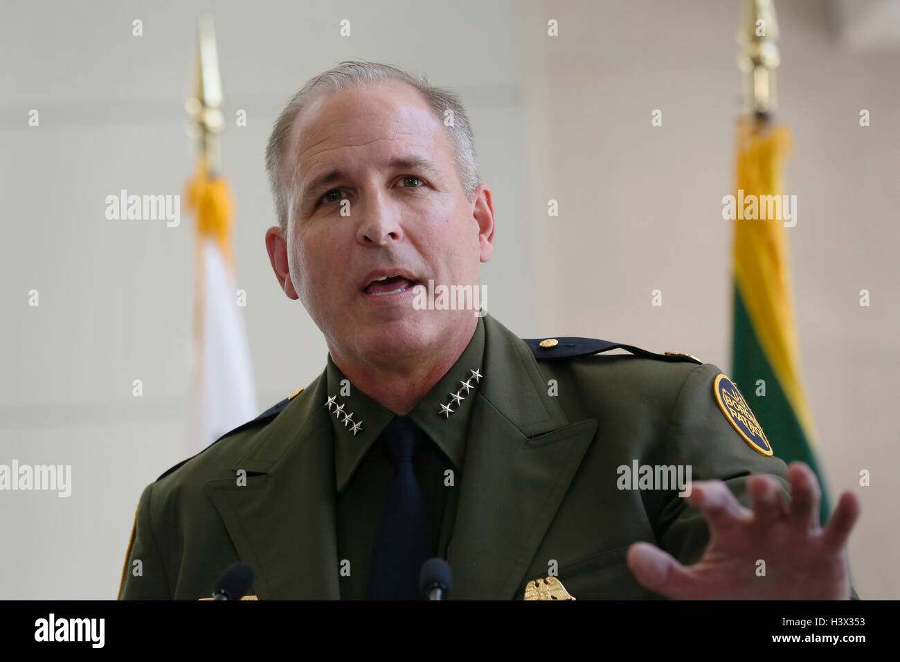 Washington DC, USA. 11th October, 2016. U.S. Chief of Border Patrol ...