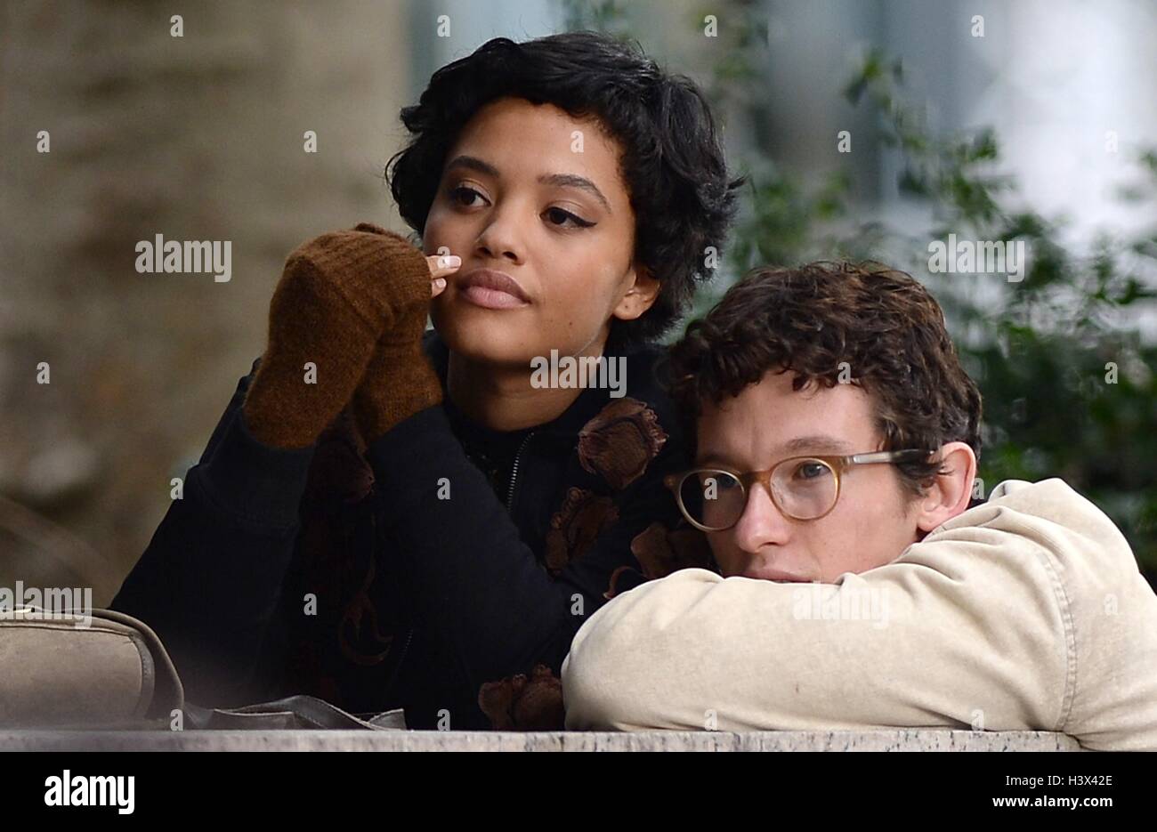 New York, NY, USA. 12th Oct, 2016. Kiersey Clemons, Callum Turner on ...
