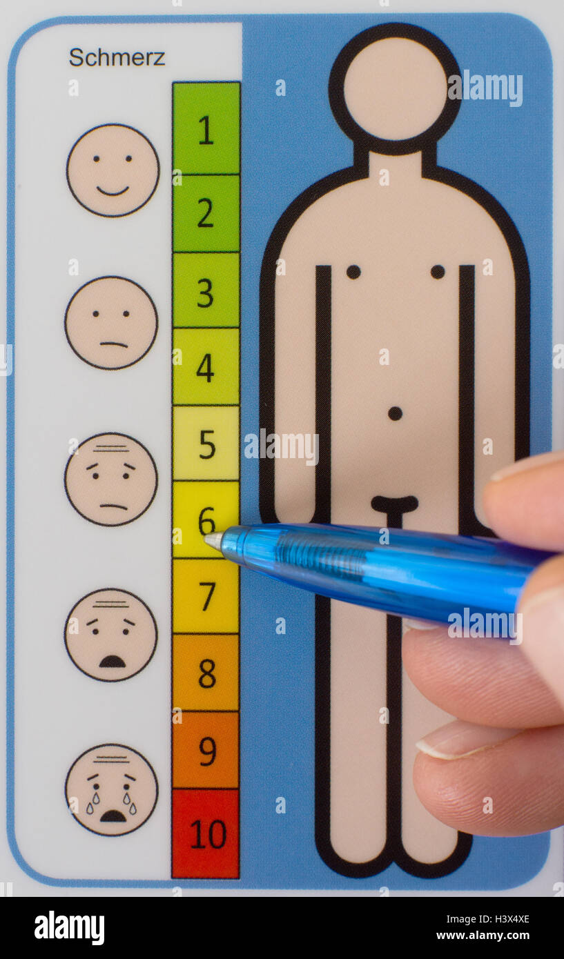 Pain scale hi-res stock photography and images - Alamy