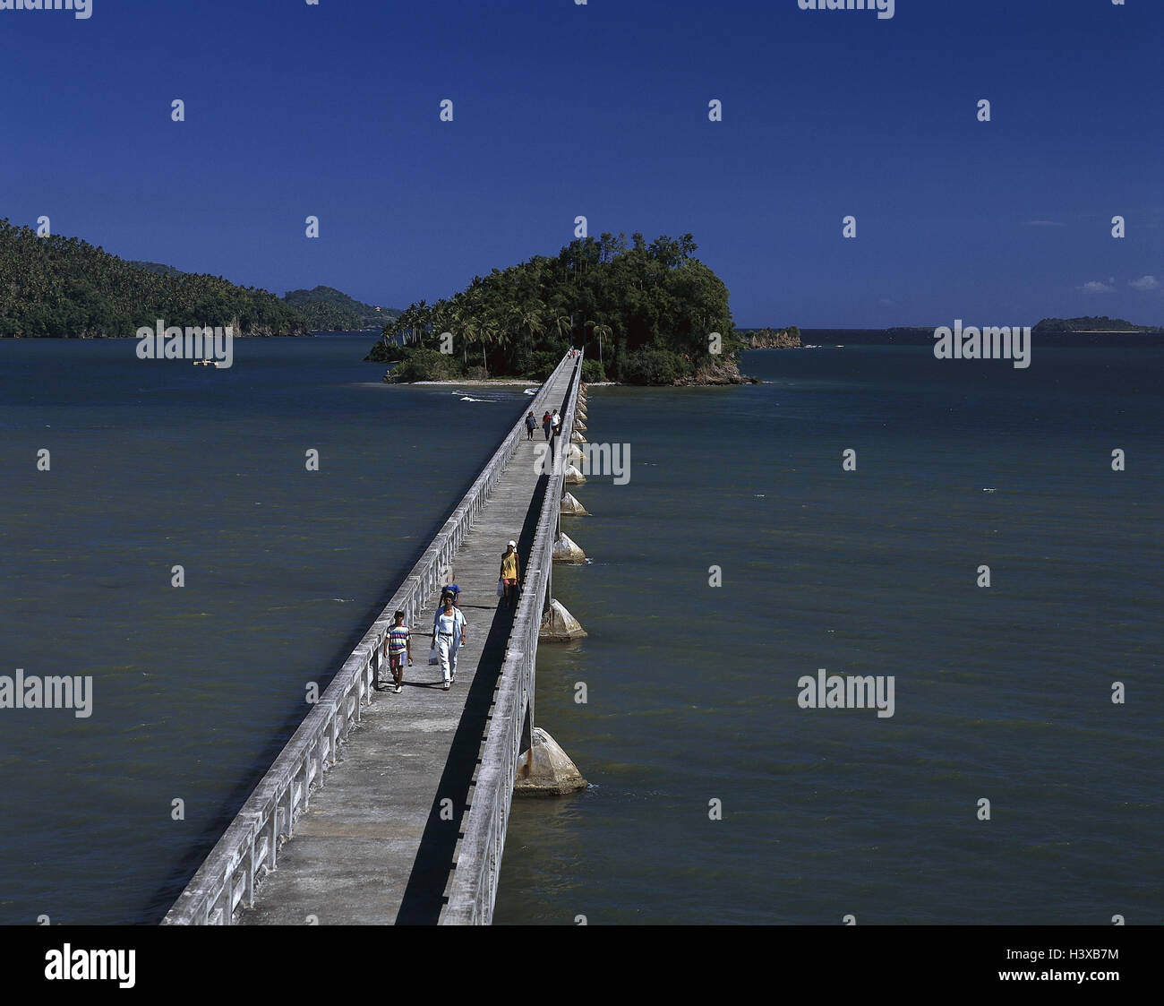 The Dominican Republic, Samana, Santa Bárbara de Samana, bridge, Puente ...