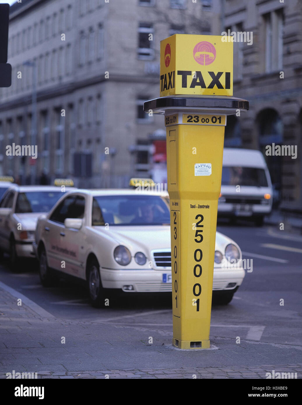 Town, taxi stand, traffic, taxi, car, passenger car, promotion ...