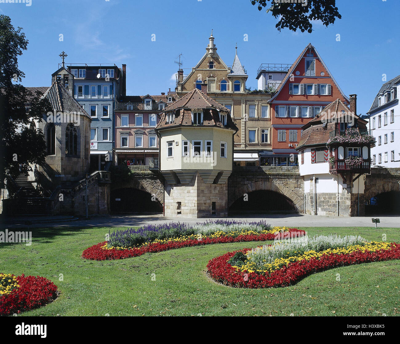 Germany, Baden-Wurttemberg, Esslingen on the Neckar, Maille, town park ...