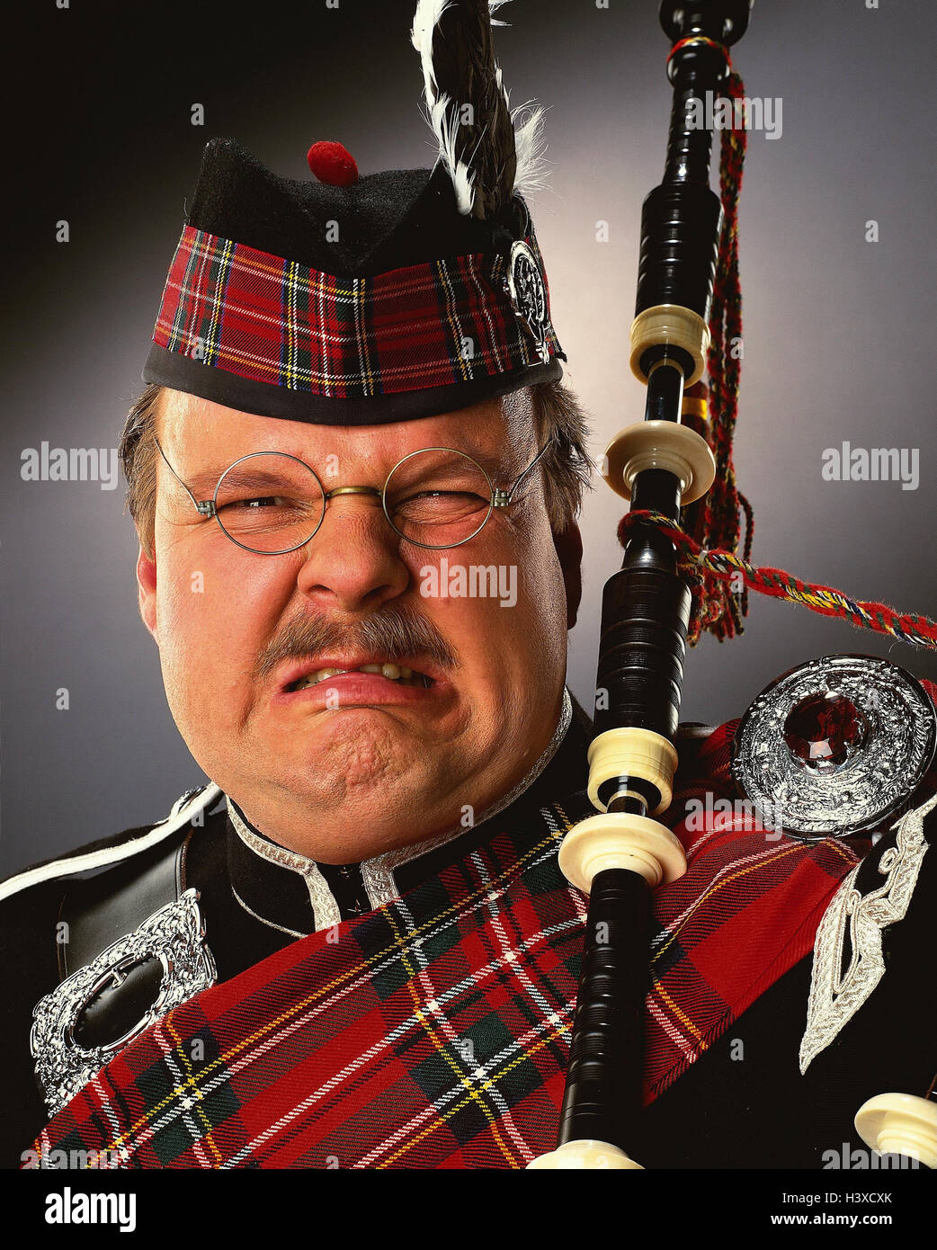 Scot, thickly, glasses, grimace, disgust, portrait, concepts, Scotland ...