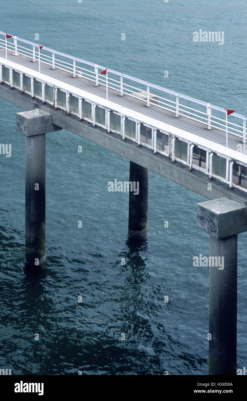 The Netherlands, Hague, part town, Scheveningen, sea bridge, detail, BT ...