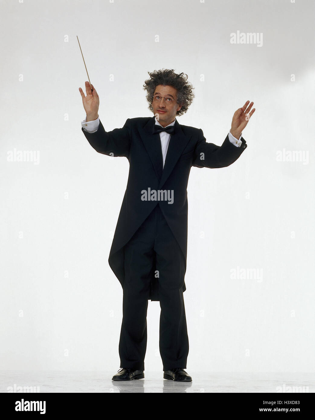 Conductor, professions, studio, cut outs, conduct, man, middle old ...