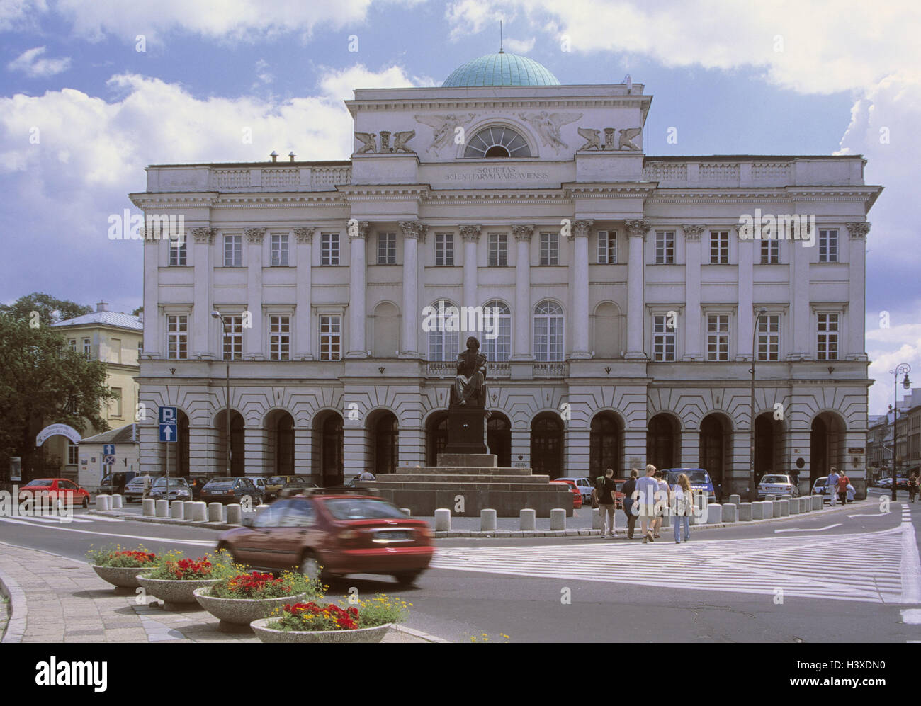 Poland, Warsaw, Polish academy, the sciences, Kopernikus monument ...