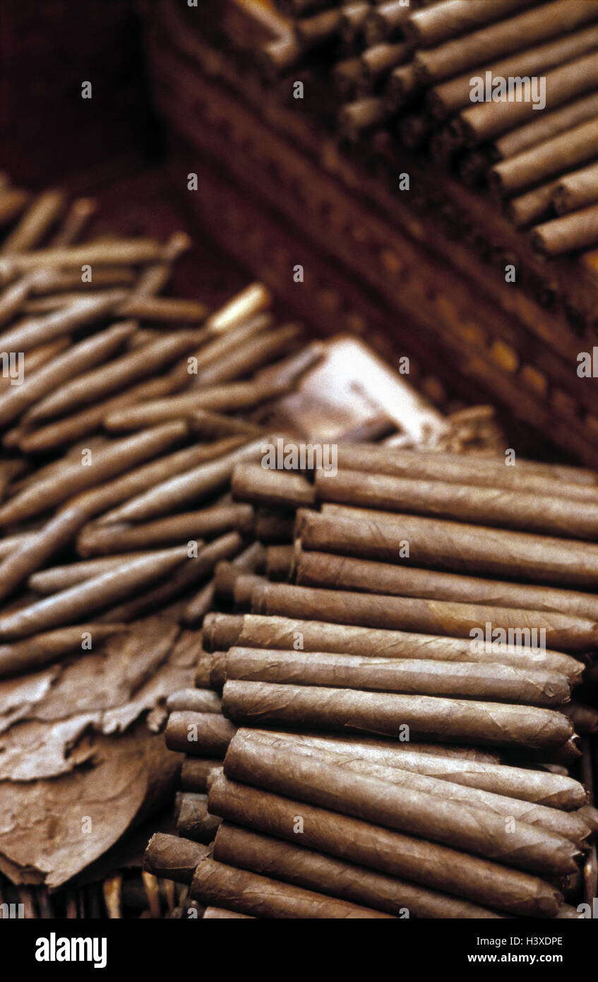 Cigar factory, production, cigars, detail, factory, production, manual ...