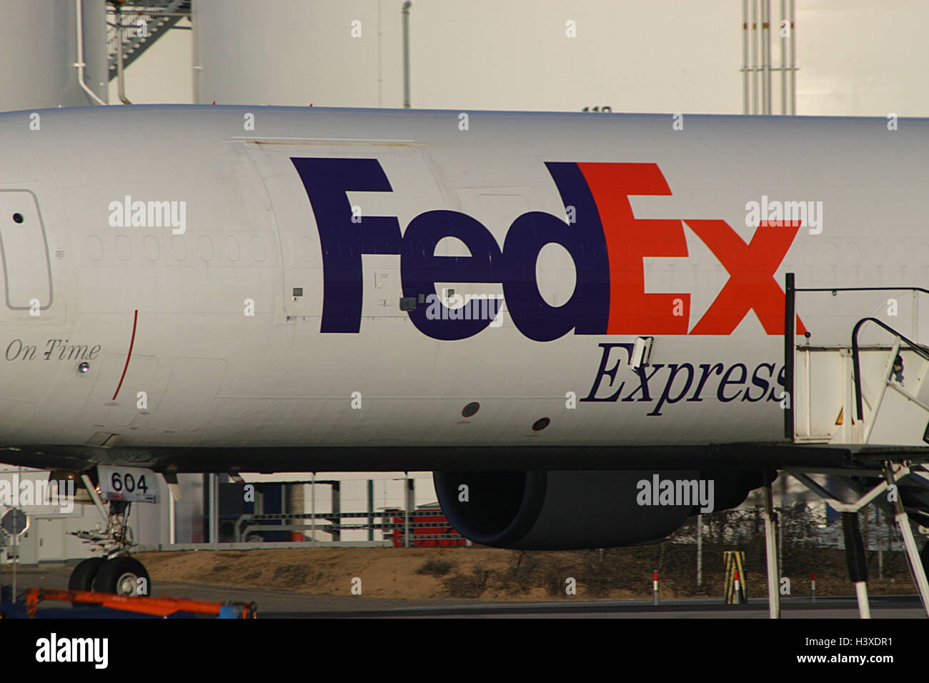 Germany, Hessen, Frankfurt on the Main, airport, freighter "Fedex ...