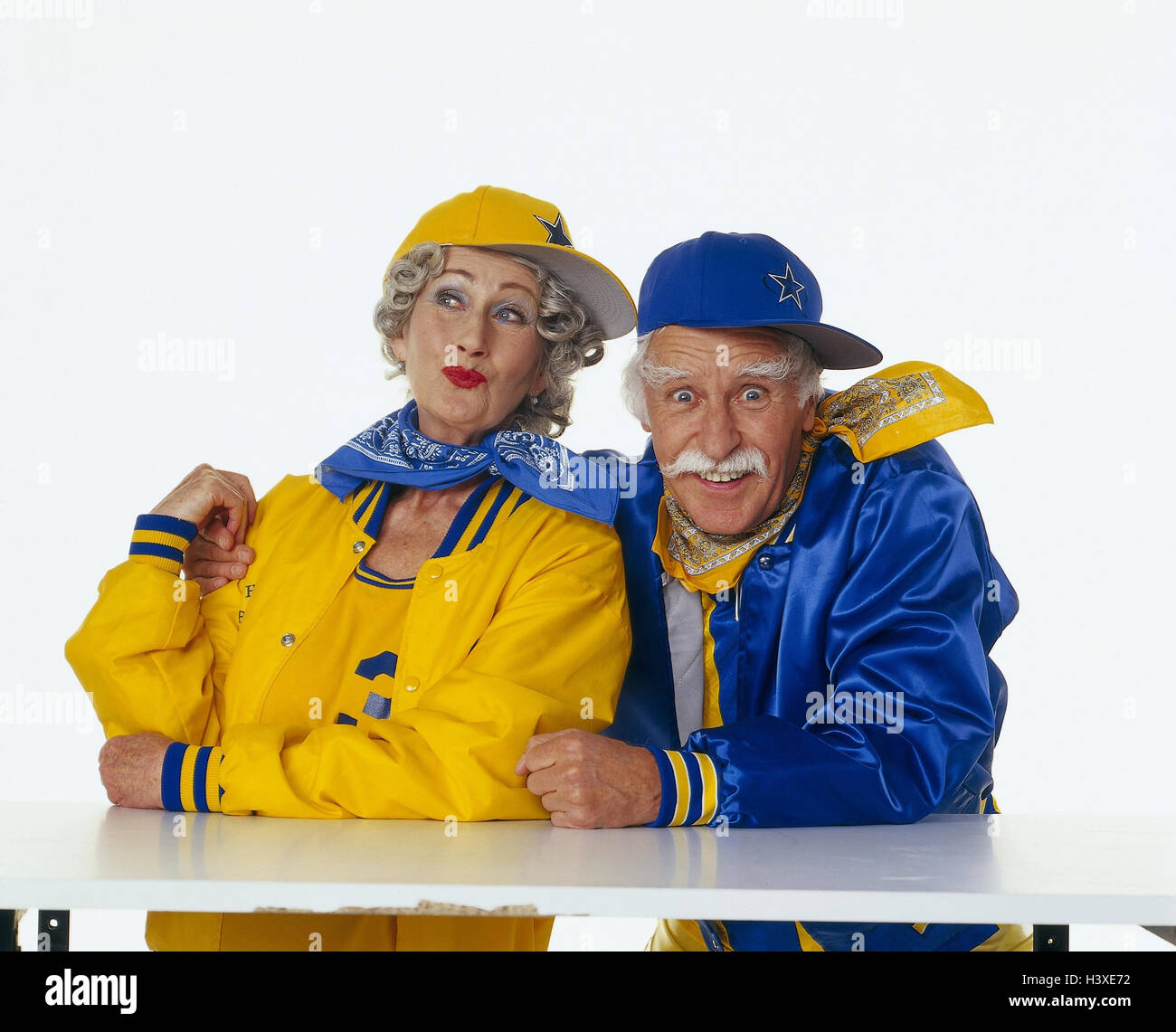 Yellow neckerchiefs hi-res stock photography and images - Alamy