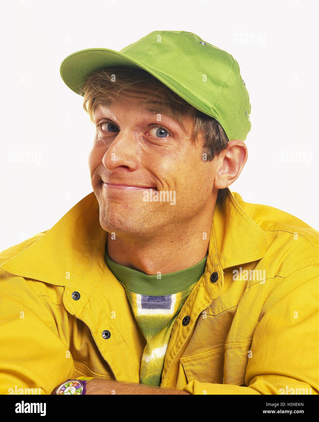 Man in green jacket hi-res stock photography and images - Alamy