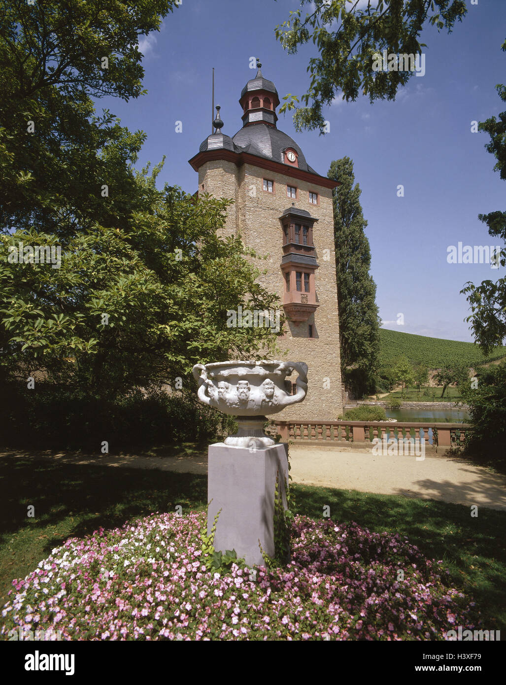 Germany, Hessen, Oestrich angle, castle full radian, Europe, the ...