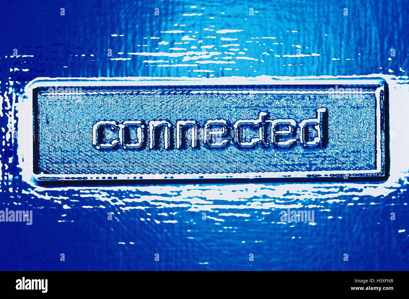 Computer, button, "connected", button, icon, Internet, data, connection ...