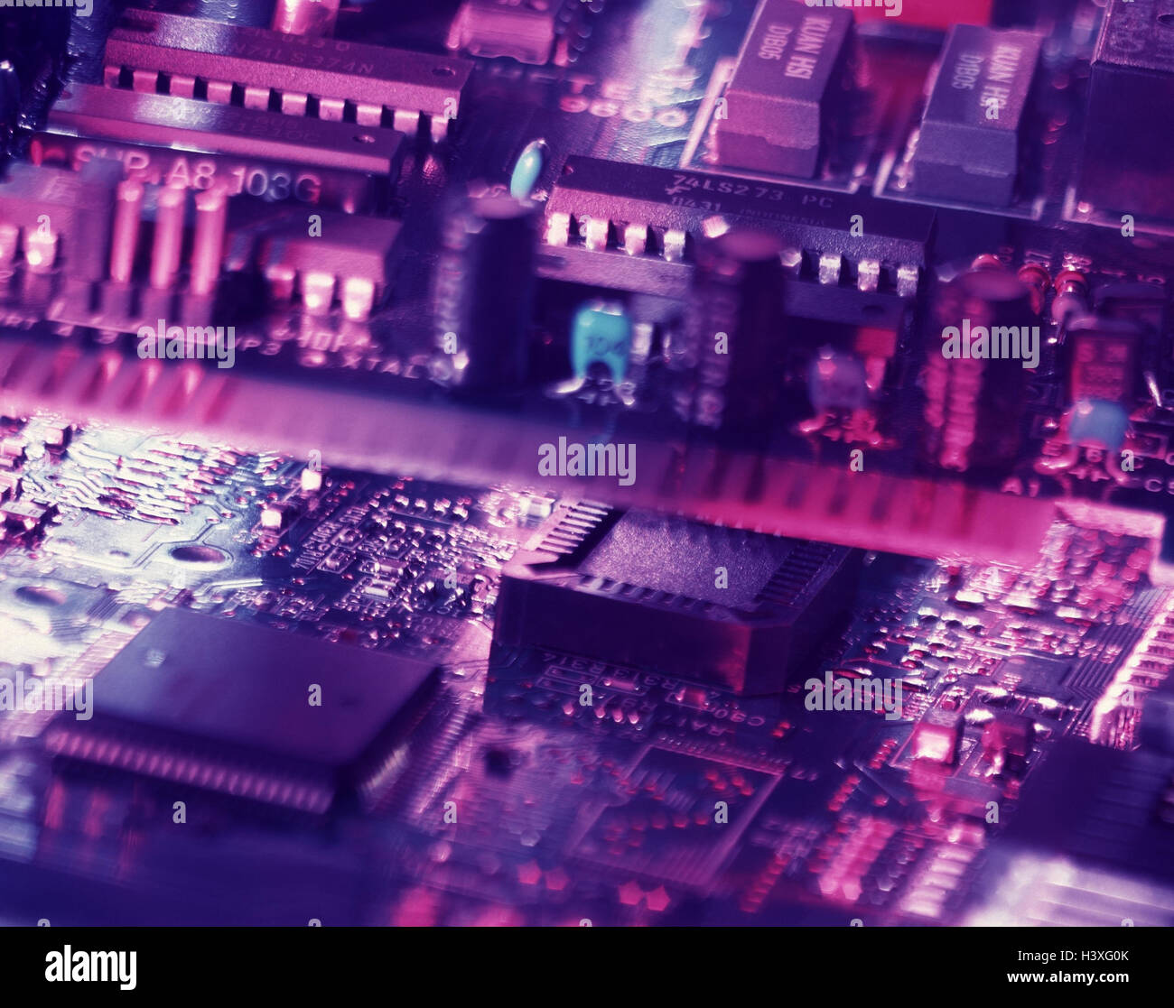 Electronics, board, detail, electronics, electrical engineering ...