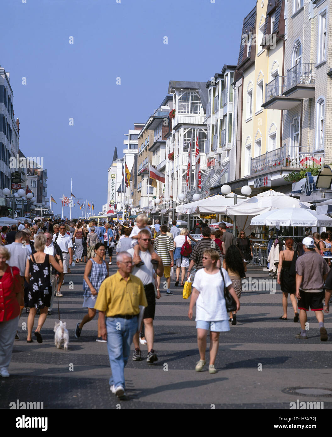 Germany, the North Frisians, Sylt, Westerland, Friedrichstrasse ...