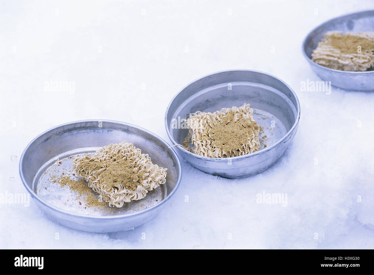 Cooking, Outdoor, ready-to-serve meal, snow, cooking dishes, instant ...