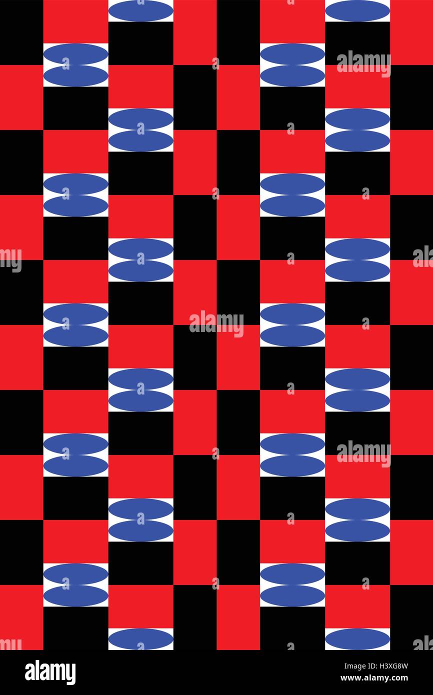 Abstract seamless vector background. Color composition of regular ...