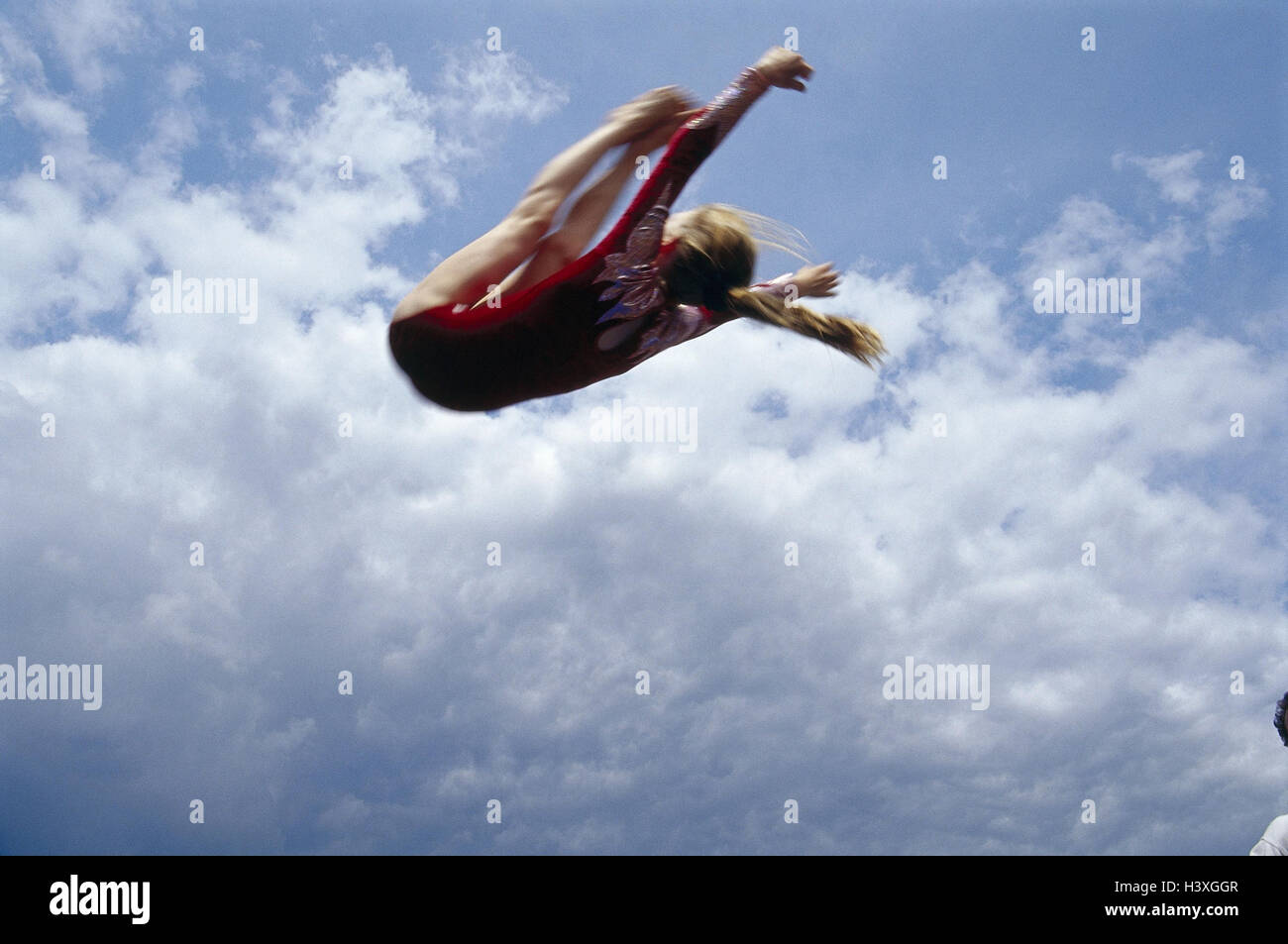 Somersault gymnastics hi-res stock photography and images - Alamy