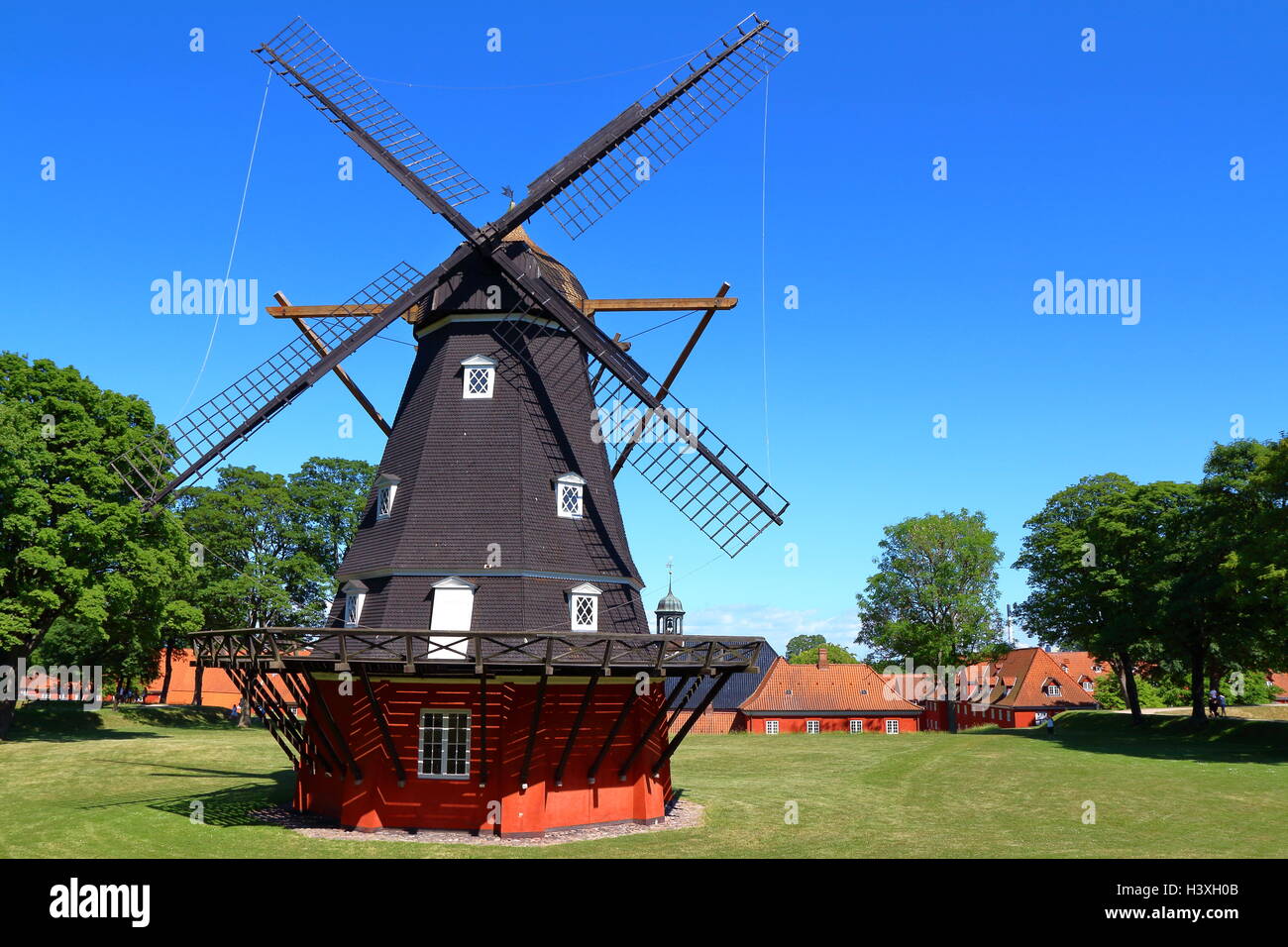 Old traditional windmill Stock Photo - Alamy