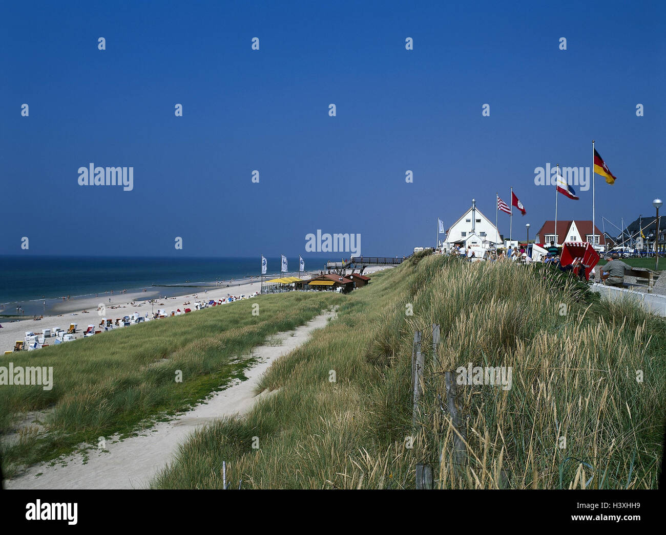 Germany, the North Frisians, Sylt, Wenningstedt, coastal scenery, beach ...