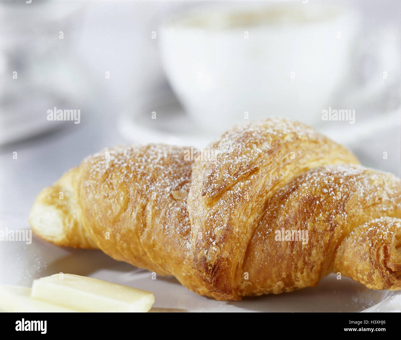 Breakfast, croissant, close up, cake, small cake, croissant, puff ...
