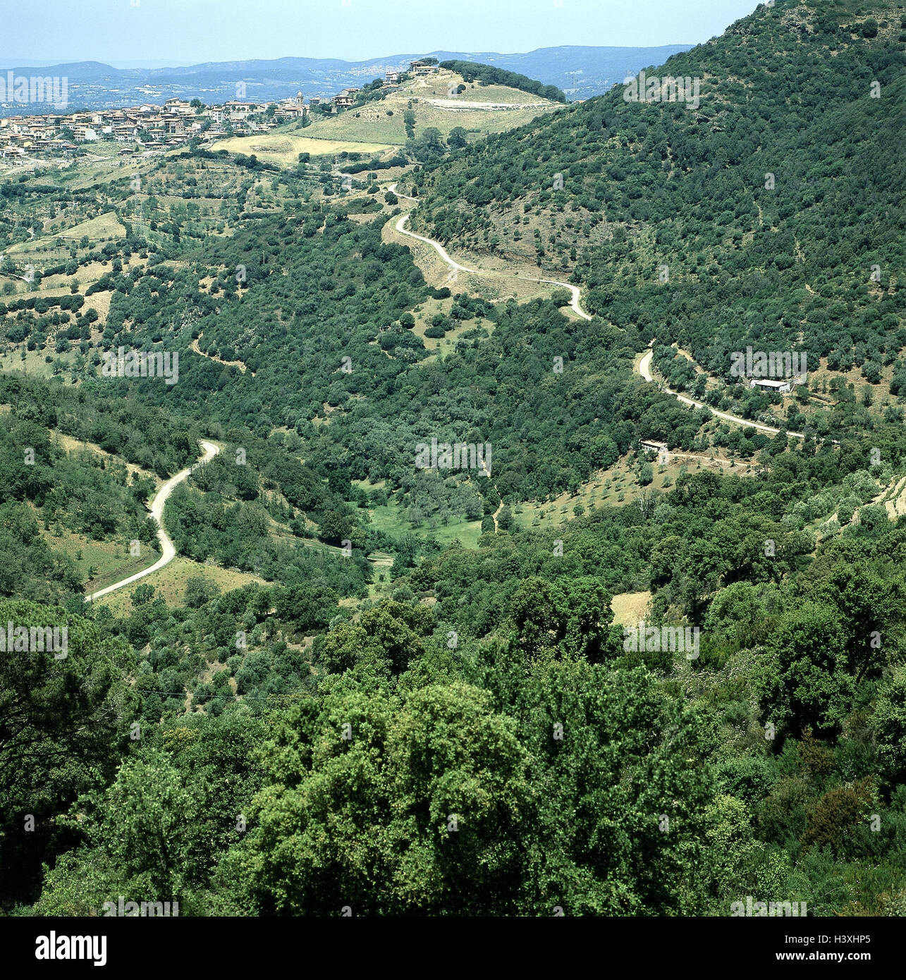 Italy sardinia barbagia gennargentu mountains hi-res stock photography ...