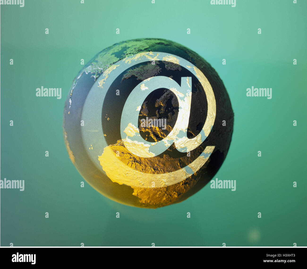 Composing, globe, at-sign, communication, worldwide, globe, globe ...