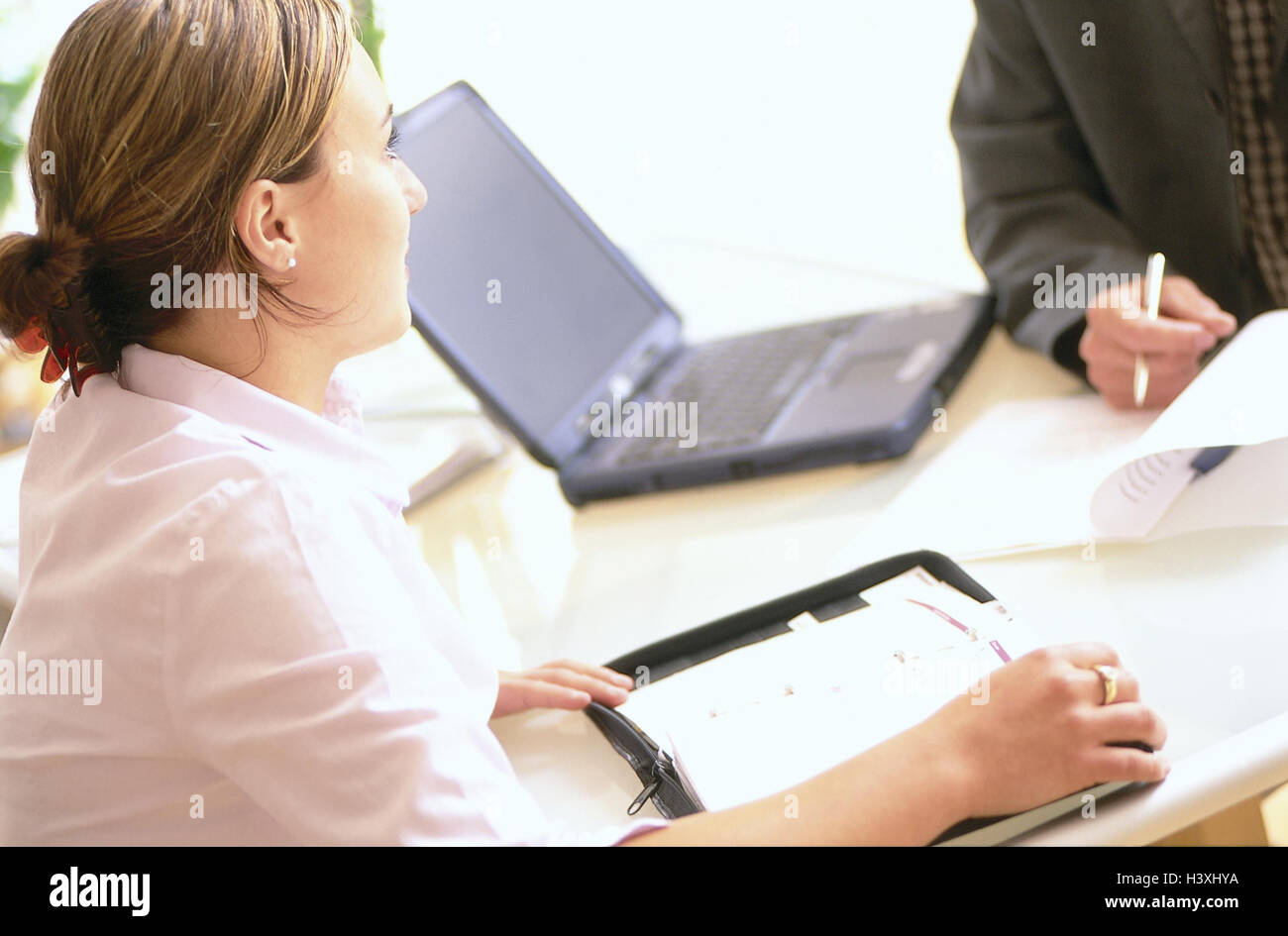 Office, senior, secretary, scheduling, detail, model released ...