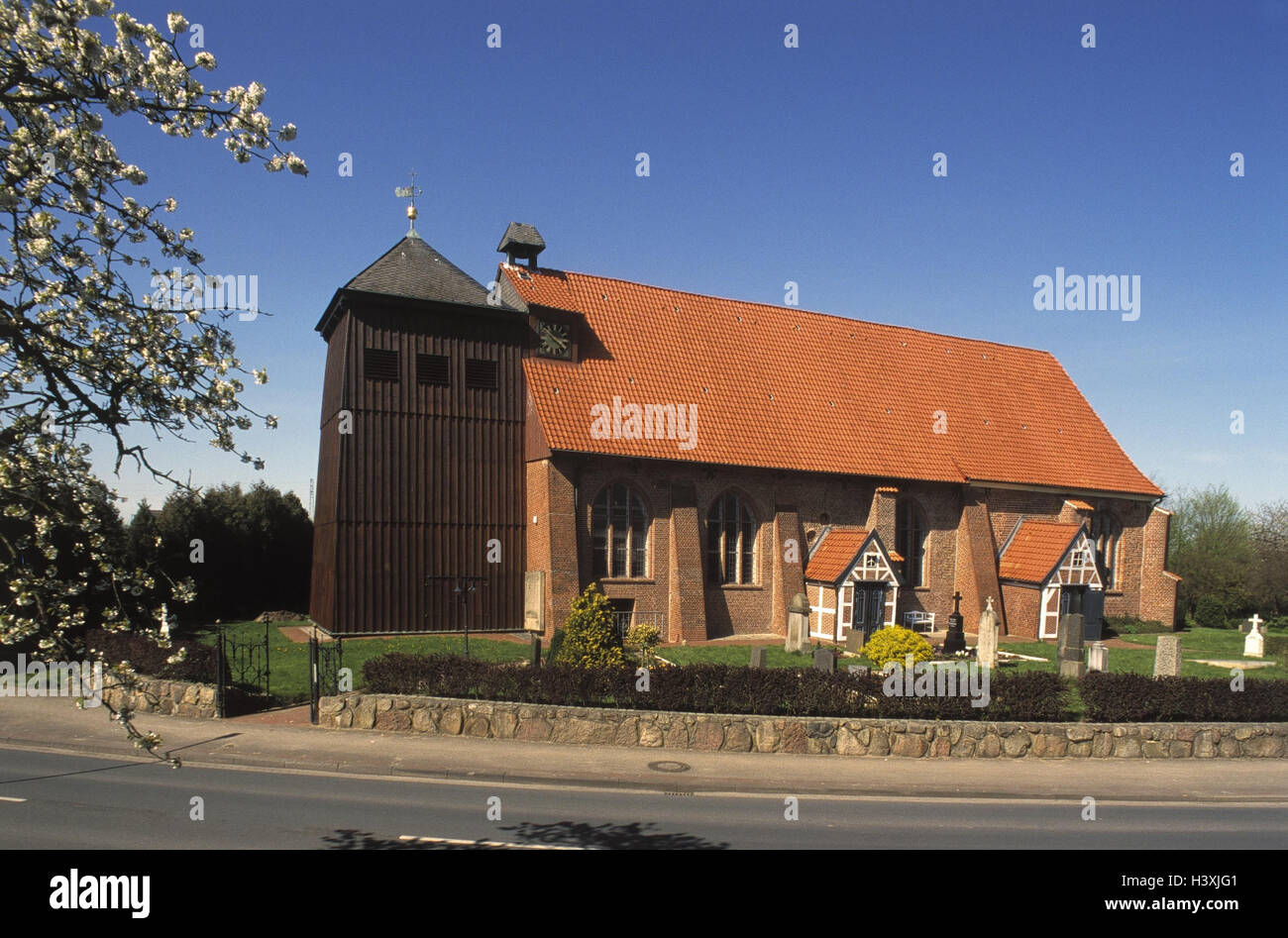 Germany, Lower Saxony, old country, middle churches, church, outside ...
