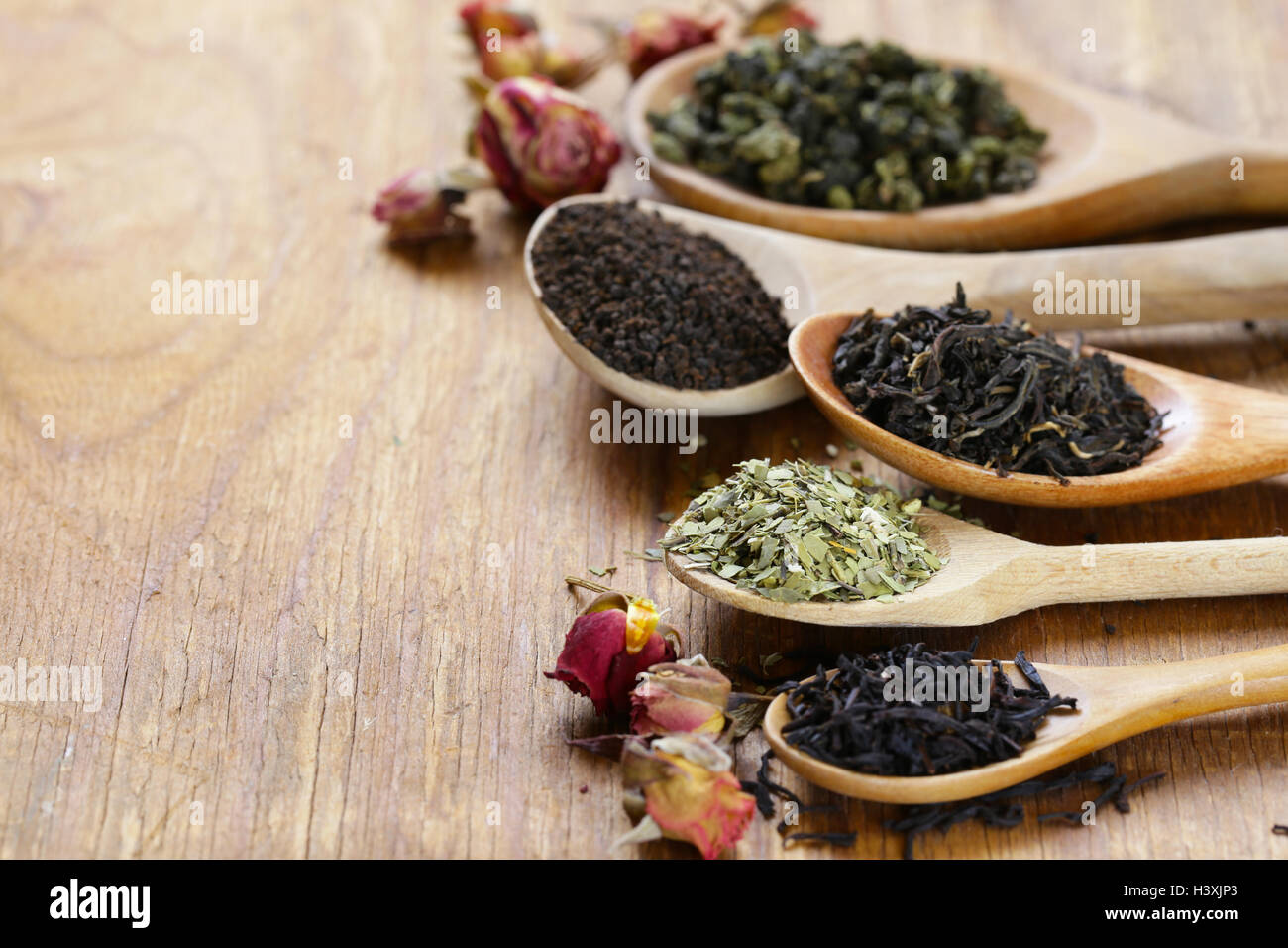 Types of tea hi-res stock photography and images - Alamy