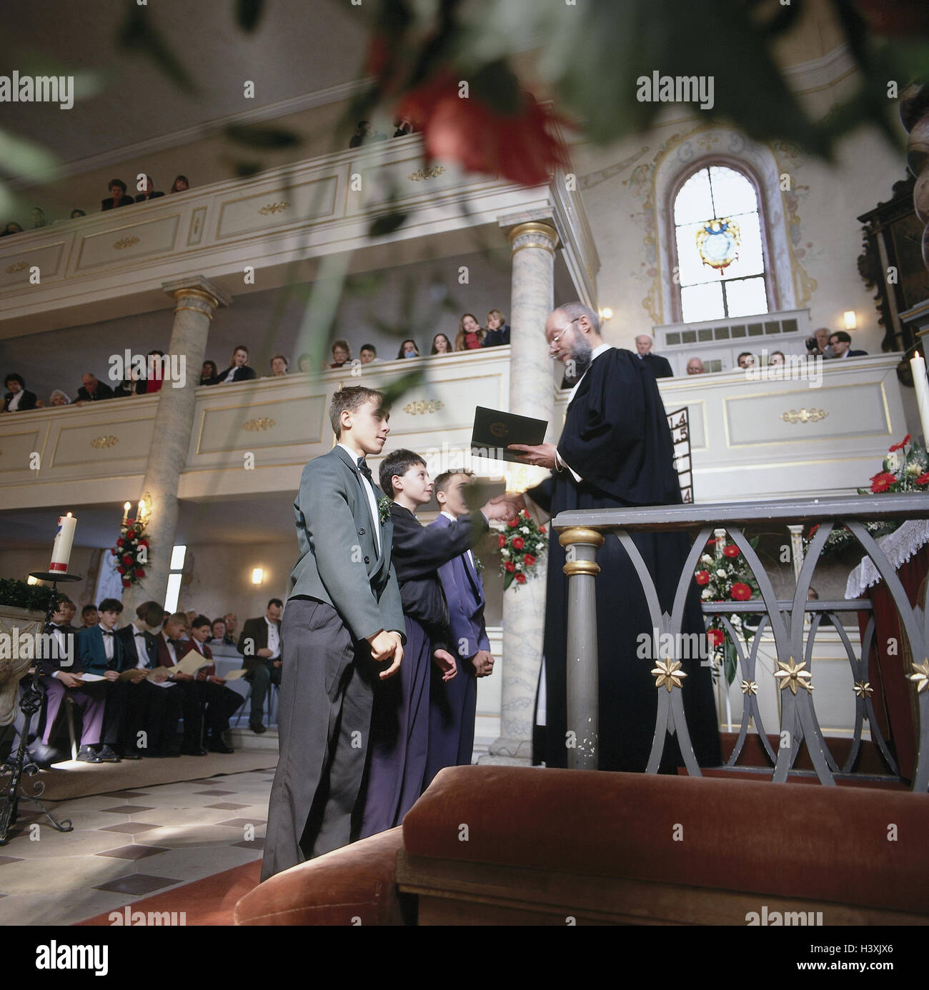 Priest blessing hi-res stock photography and images - Alamy