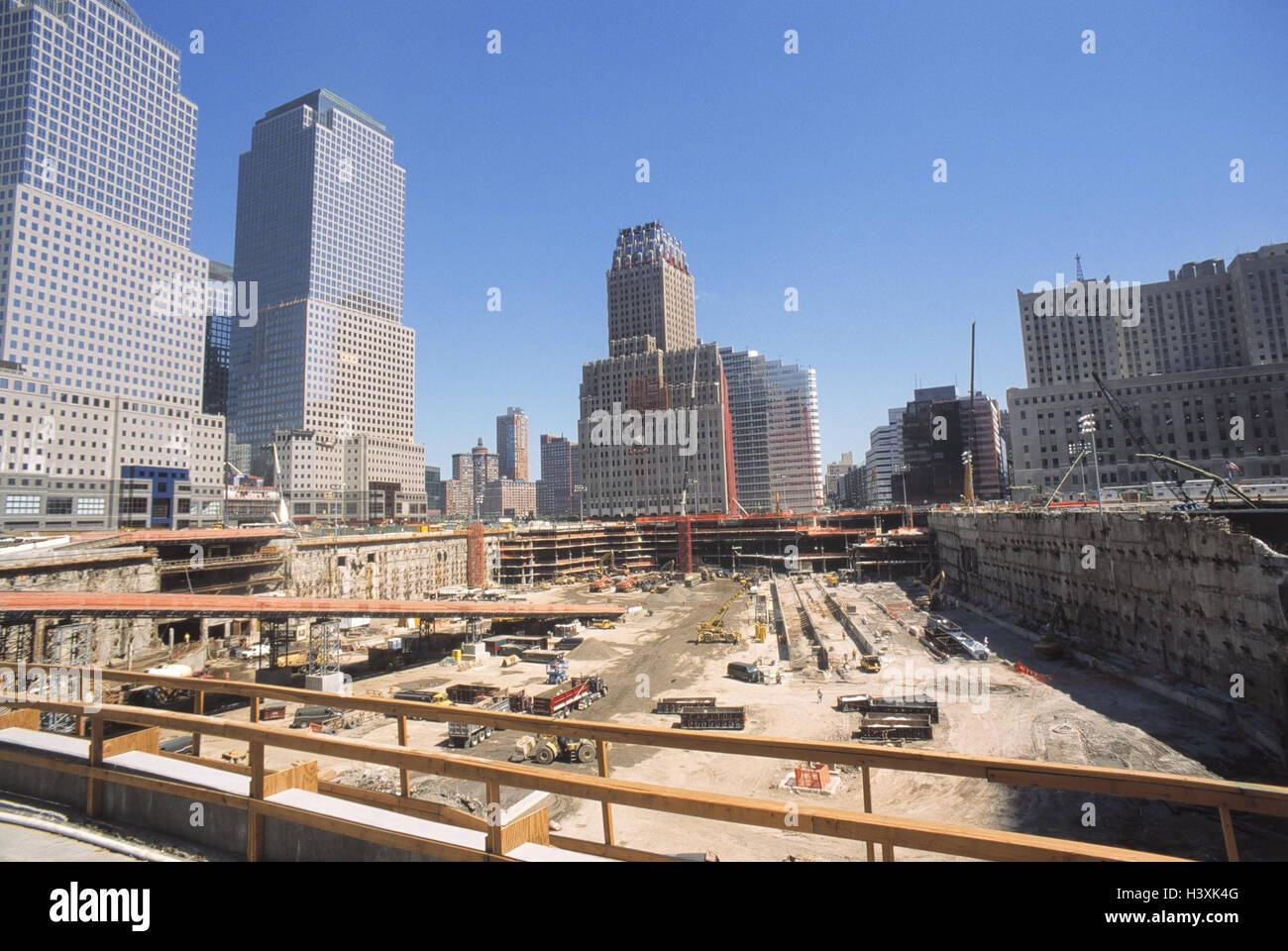 The USA, New York city, Manhattan, World Trade centre, Ground Zero ...