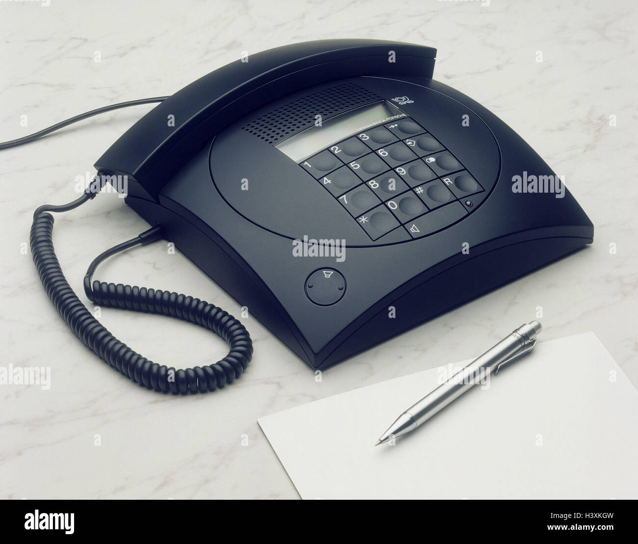 Phone, design "Porsche", notepad, ballpoint pen, product photography ...