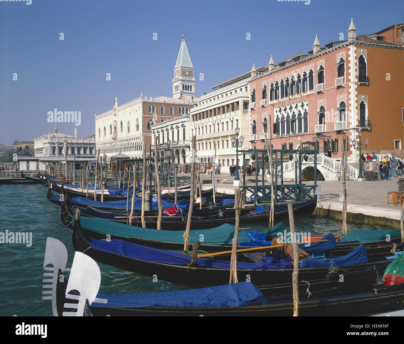 Italy, Venice, Doge's Palace, tourist, Europe, Veneto, lagoon town ...
