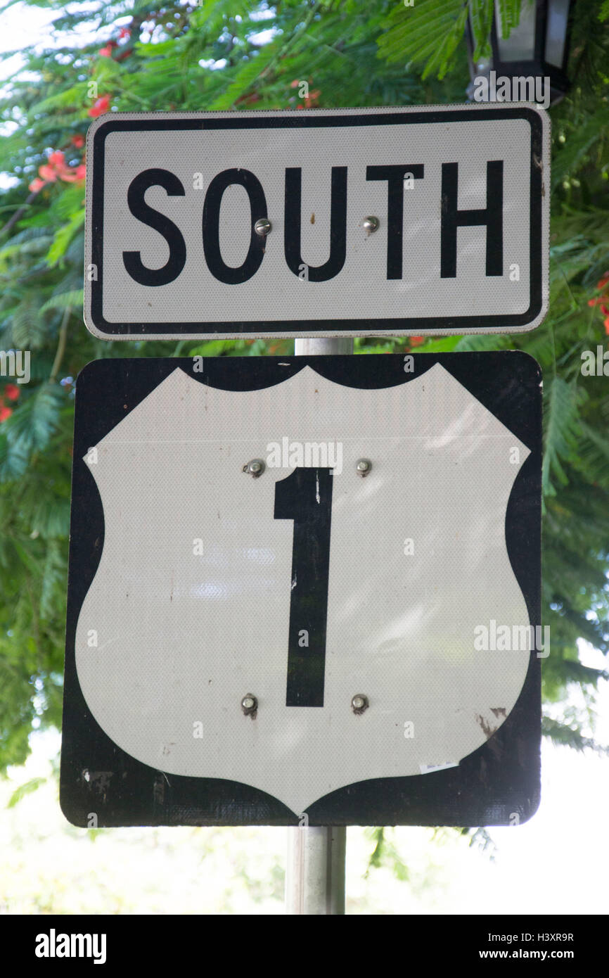highway 1 sign Stock Photo - Alamy