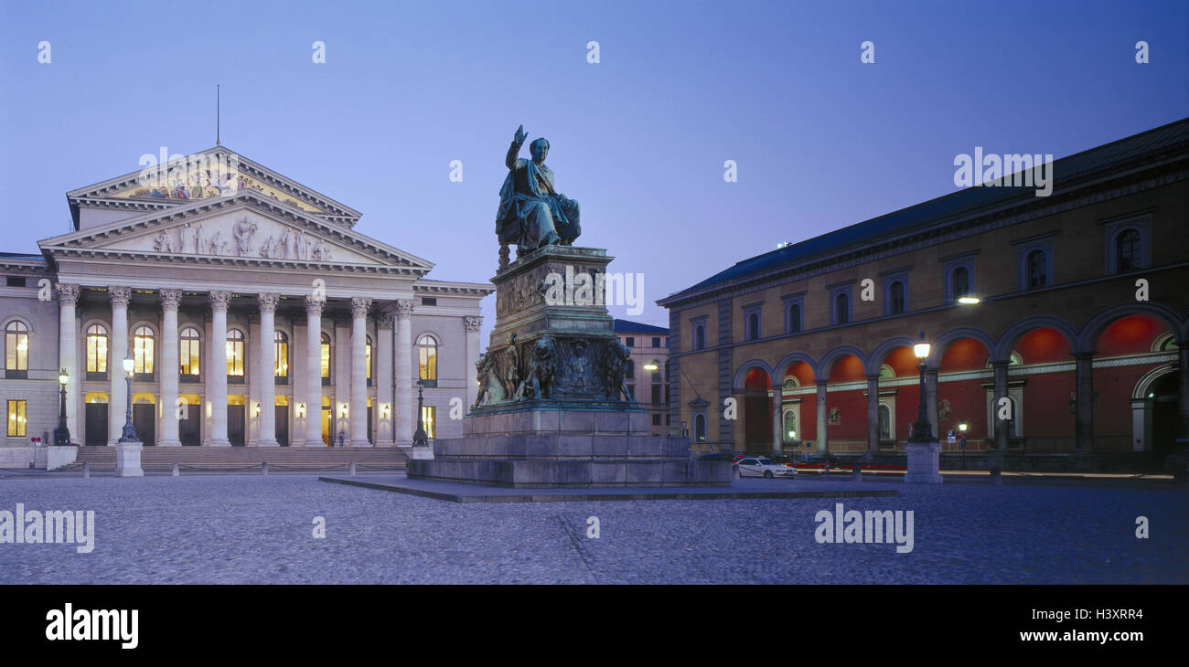 Germany, Upper Bavaria, Munich, Max's Joseph space, national theatre ...