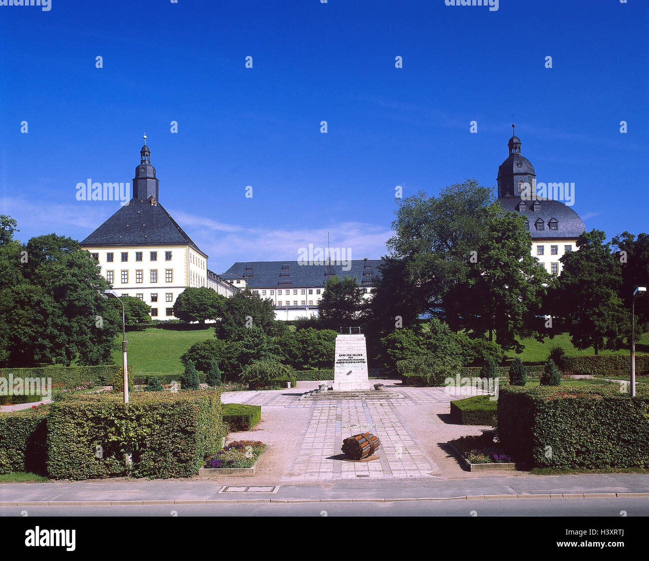Germany, Thuringia, Gotha, castle peace stone, park, memorial, Eastern ...