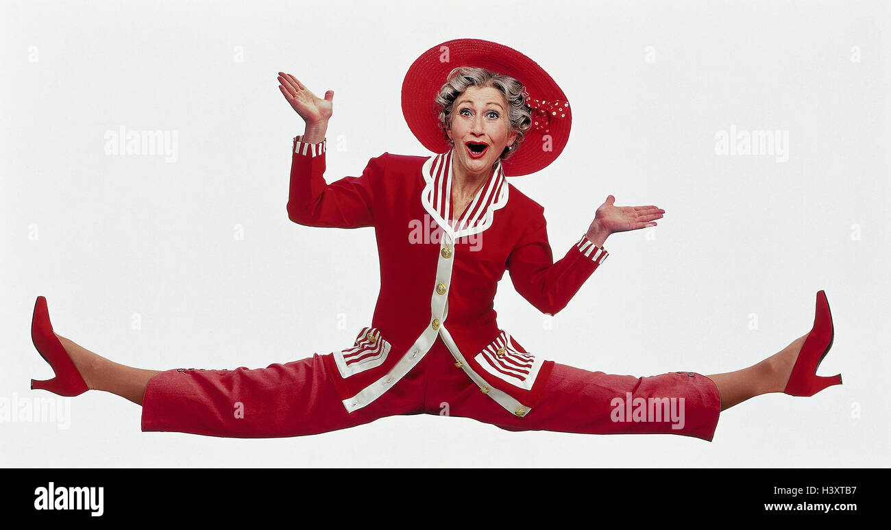 Old woman splits hi-res stock photography and images - Alamy