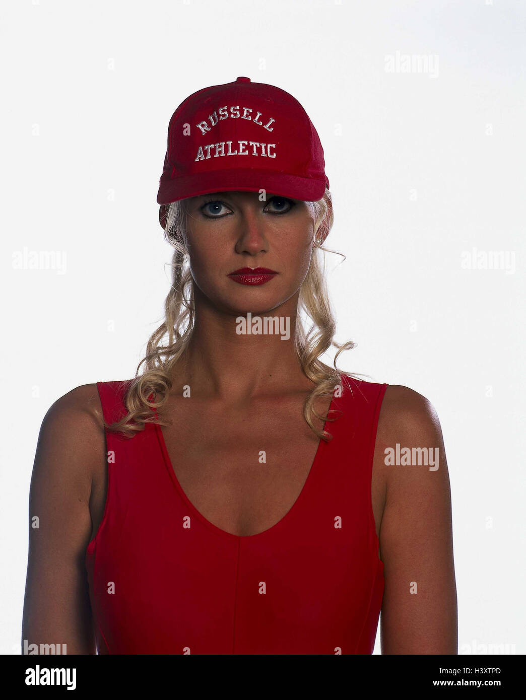 Red top cap hi-res stock photography and images - Alamy