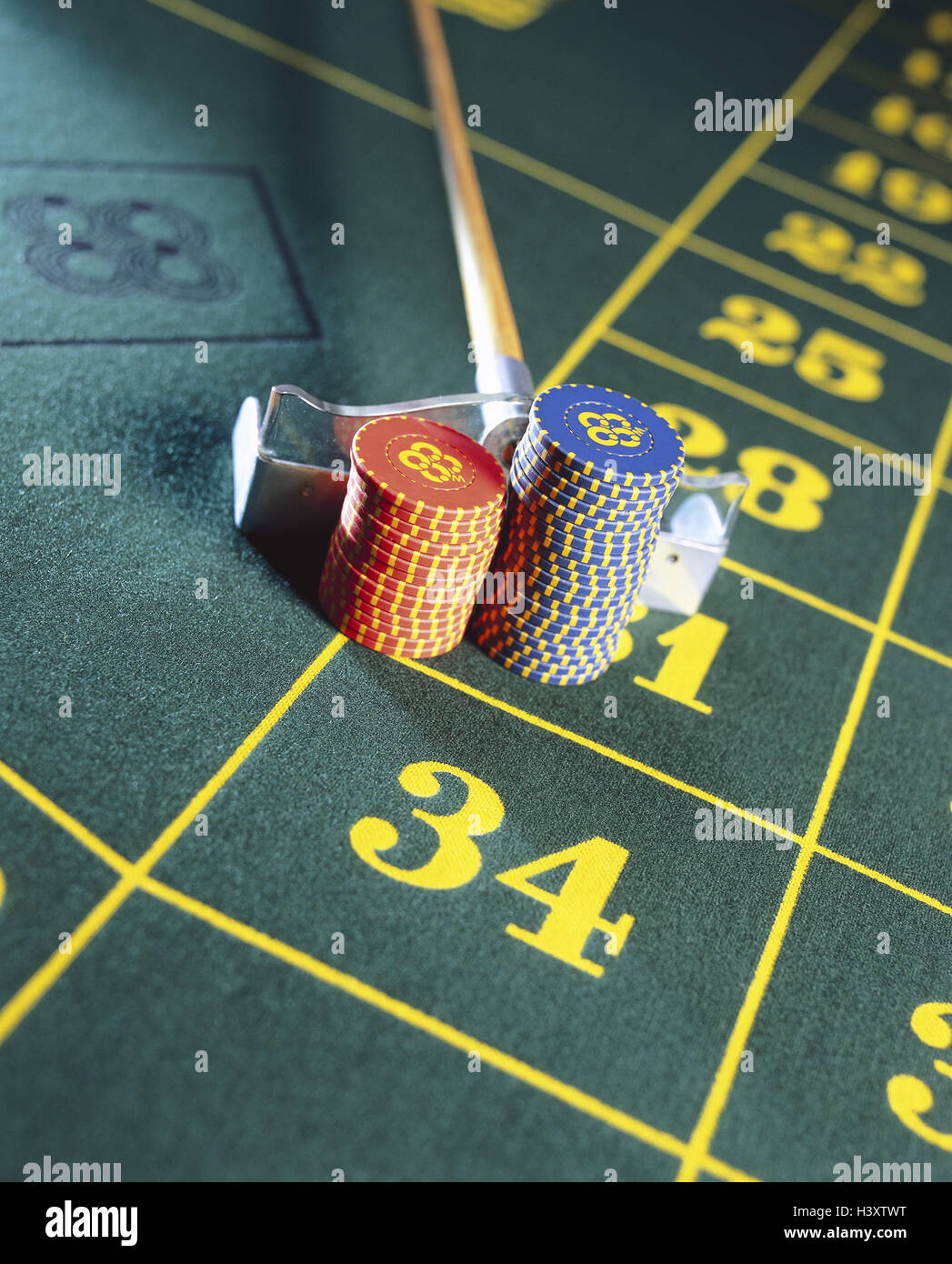 Casino, roulette, Rateau, tokens, casino, game chance, game, risk ...