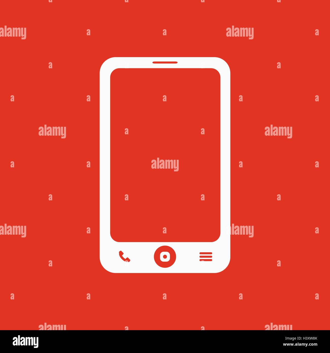 The smartphone icon. Phone symbol Stock Vector Image & Art - Alamy
